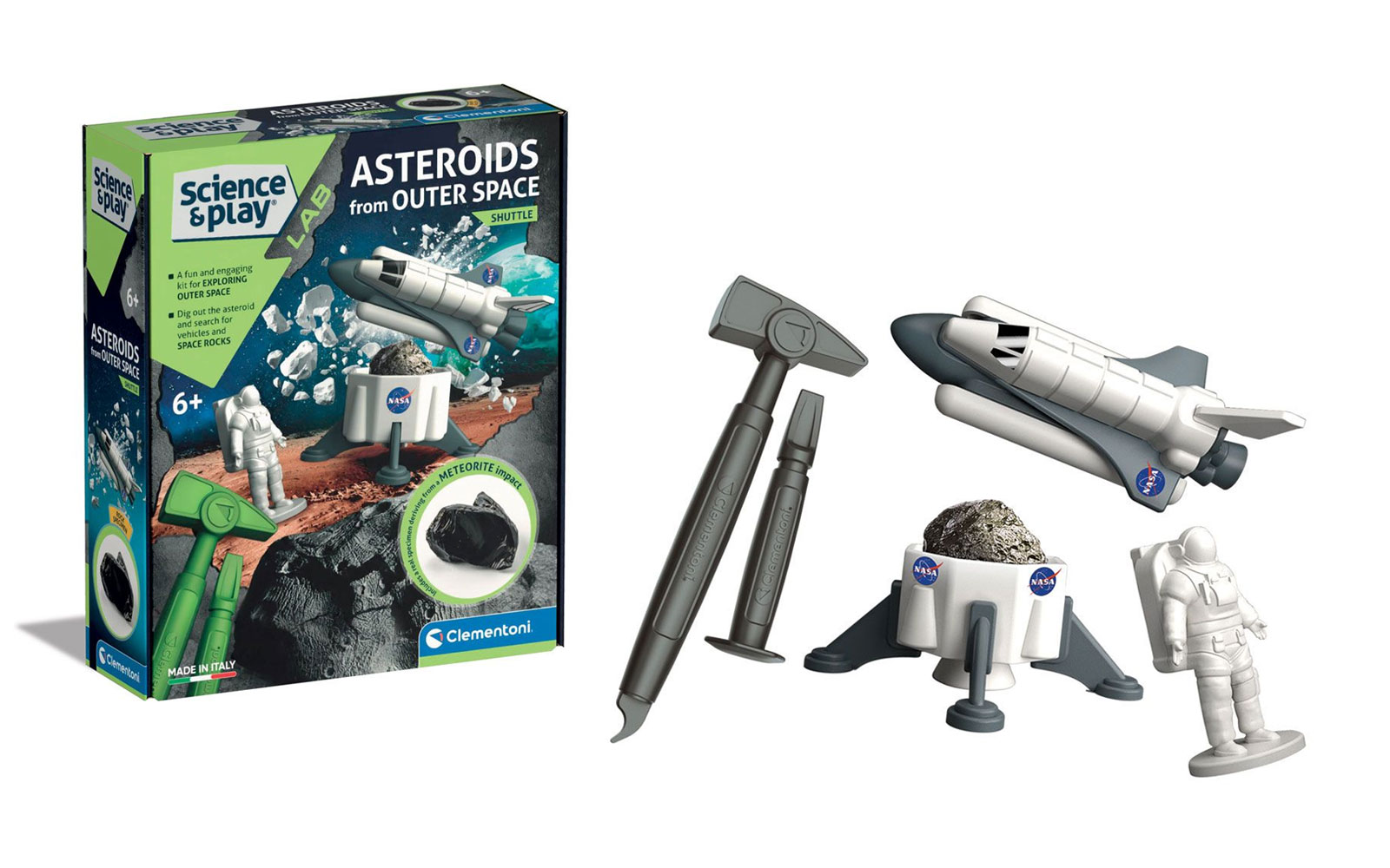 Igra Nasa Space Asteroid Shuttle, set, Clementoni | UNIKATOY toys